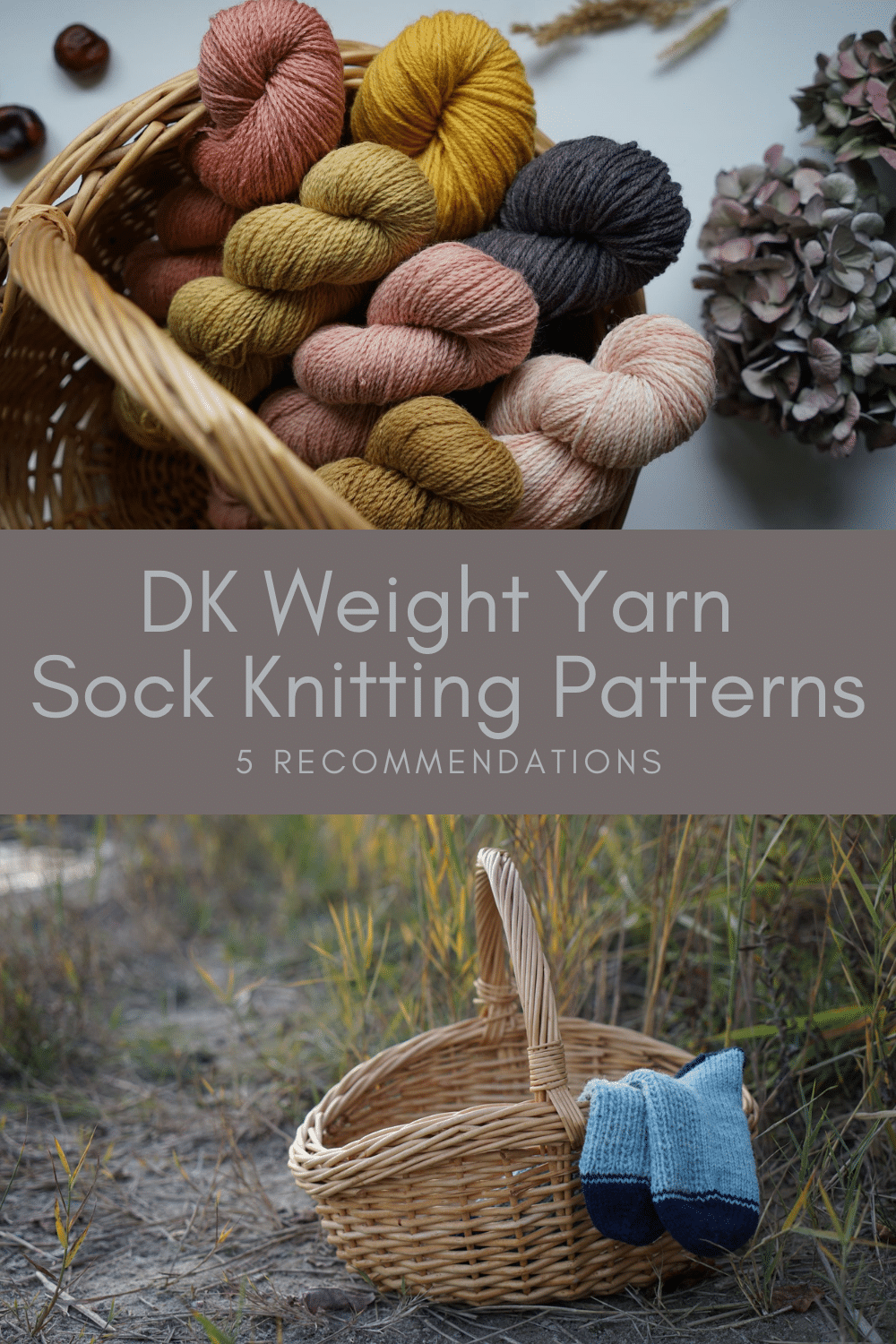 DK Weight Sock Knitting Patterns - Rosemary And Pines Fiber Arts